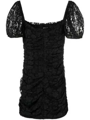 ROTATE BY BIRGER CHRISTENSEN Puff-sleeve Lace Minidress