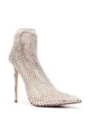 LE SILLA Gilda 120mm Crystal-embellished Boots