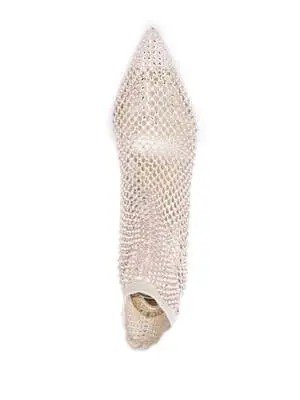LE SILLA Gilda 120mm Crystal-embellished Boots