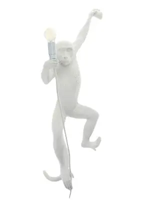 SELETTI Hanging Monkey Lamp - White