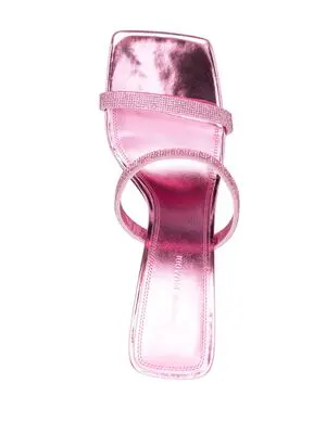 Amina Muaddi 100mm Rih Sandals