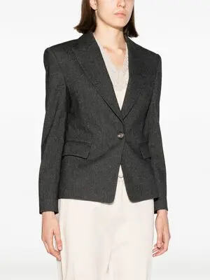 Brunello Cucinelli Single-breasted Virgin Wool Blazer