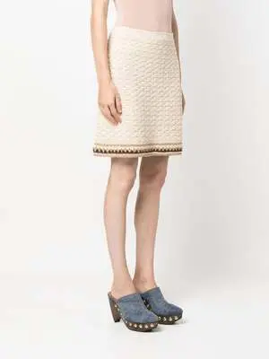 Tory Burch High-waisted Knitted Skirt