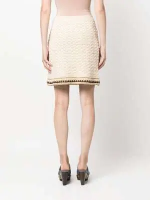 Tory Burch High-waisted Knitted Skirt