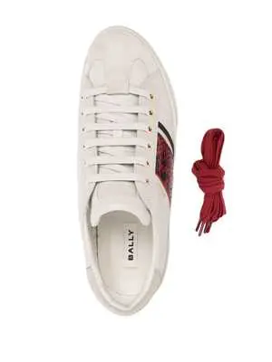 Bally Panelled Low-top Leather Sneakers