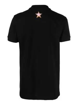 Roberto Cavalli Checkerboard-print Polo Shirt
