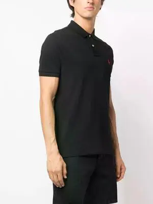 Polo Ralph Lauren Logo-embroidered Piqué Polo Shirt - Blue