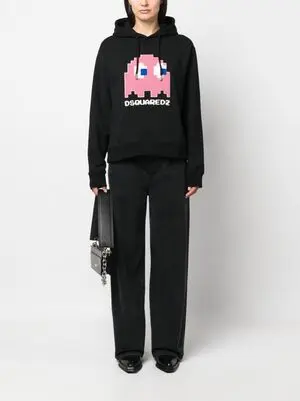 Dsquared2 X Pac-man Cool Cotton Hoodie