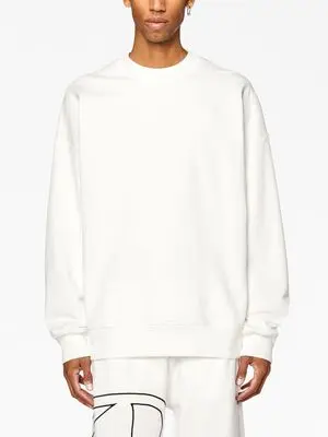DIESEL® S-rob-megoval-d Cotton Sweatshirt - White
