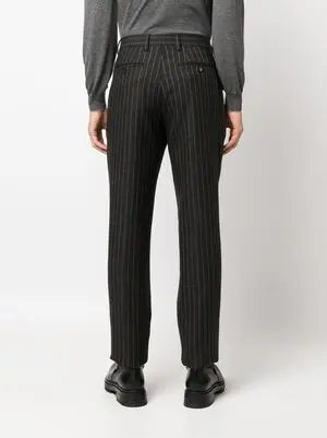 Moschino Striped Pleat-detail Tailored Trousers