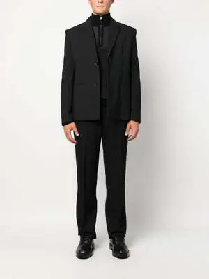 BOSS Ribbed Half-zip Jumper