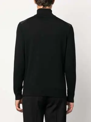 BOSS Ribbed Half-zip Jumper