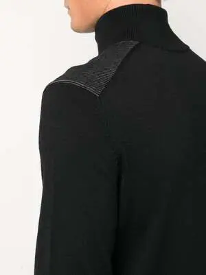 BOSS Ribbed Half-zip Jumper