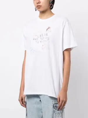Collina Strada Graphic-print T-shirt - White
