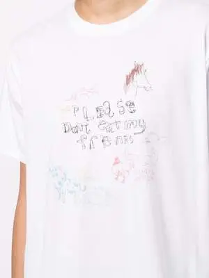 Collina Strada Graphic-print T-shirt - White