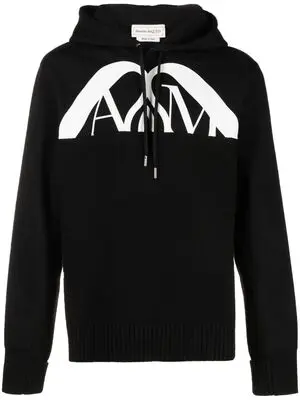 Alexander McQueen Logo-print Cotton Hoodie