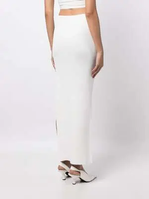 Christopher Esber Cut-out Maxi Skirt - White