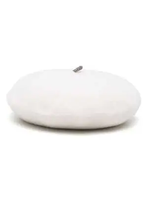 Brunello Cucinelli Wool Cap - White