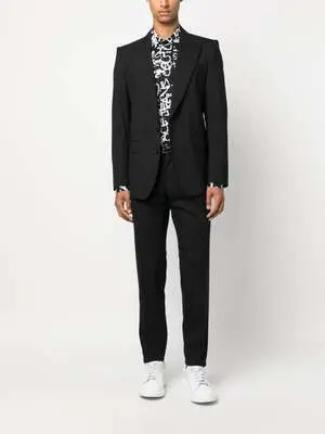 Versace Logo-print Cotton Shirt