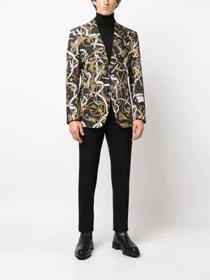 Moschino Pressed-crease Tailored Trousers