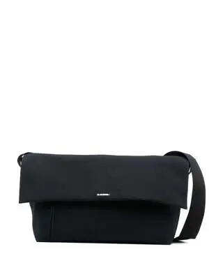 JIL SANDER Utility Shoulder Bag - Black