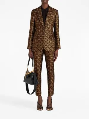 Etro Geometric-pattern Jacquard Blazer