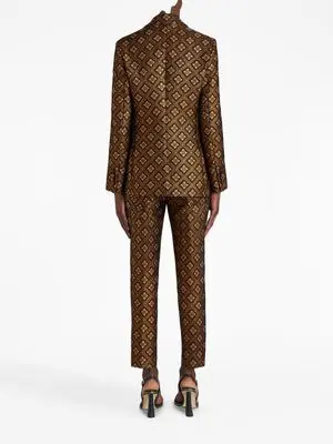 Etro Geometric-pattern Jacquard Blazer