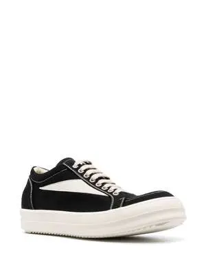 Rick Owens Two-tone Lace-up Sneakers