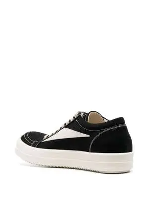 Rick Owens Two-tone Lace-up Sneakers