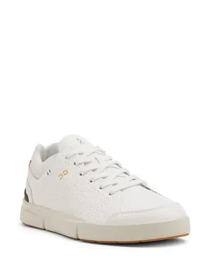 On Logo-print Perforated Low-top Sneakers