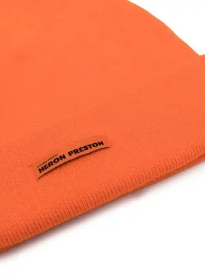 Heron Preston Logo-tag Wool Beanie