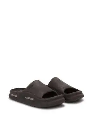 Heron Preston Moulded Flat Slides - Black