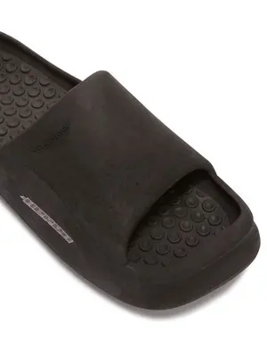 Heron Preston Moulded Flat Slides - Black