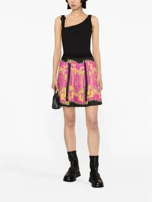 Versace Logo Miniskirt