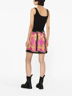 Versace Logo Miniskirt
