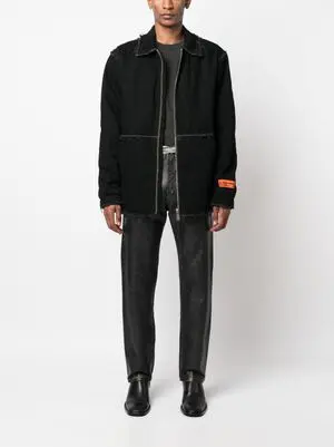 Heron Preston Rebuilt Zip-up Denim Jacket