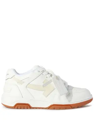 Off-White Out Of Office" Leather Sneakers - White