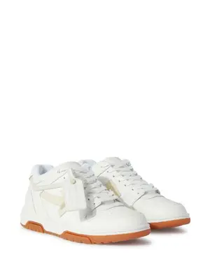 Off-White Out Of Office" Leather Sneakers - White