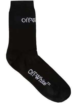 Off-White Small Logo Socks - Black