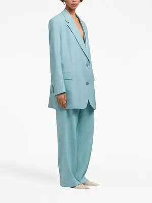 AMI Paris Oversize Single-breasted Blazer - Blue