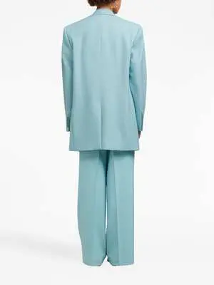 AMI Paris Oversize Single-breasted Blazer - Blue