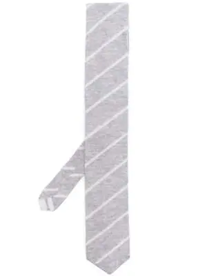 Eleventy Striped Wool Tie