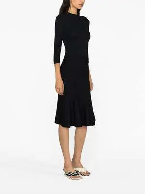 Stella McCartney Knitted Flared Midi Dress