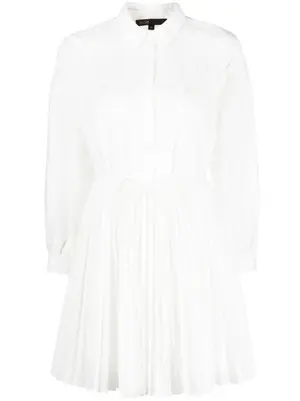 Maje Bead-embellished Shirtdress - White