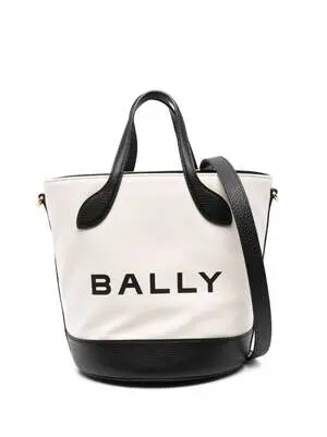 Bally Logo-print Leather Tote Bag