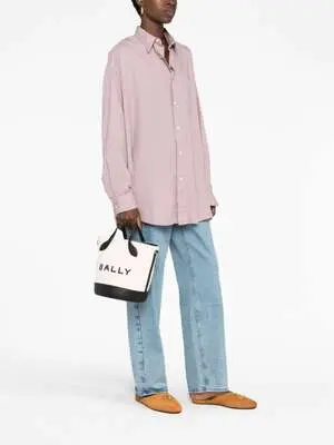 Bally Logo-print Leather Tote Bag