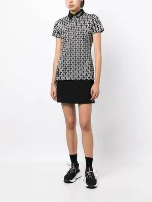 MASTER BUNNY EDITION Graphic-print Polo Top - Black