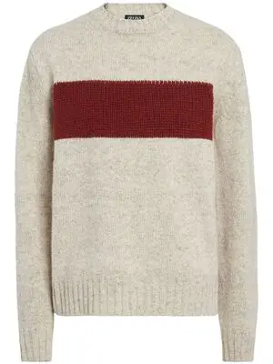 Zegna Oasi Crew-neck Cashmere Jumper - White