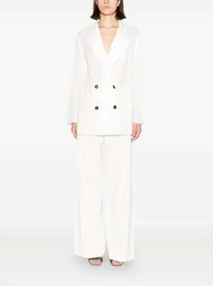 Brunello Cucinelli Double-breasted Cotton Blazer