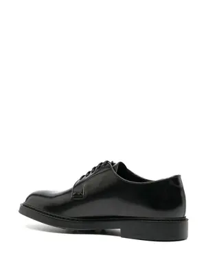 DOUCAL'S Leather Derby Shoes - Black